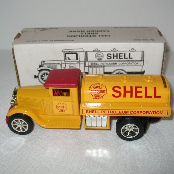 ERTL | Toys | Ertl 931 Sterling Shell Tanker Bank Diecast Shell Oil ...